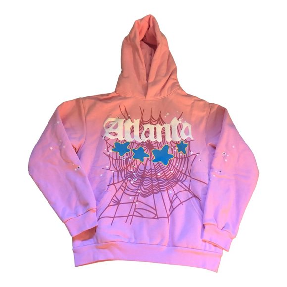 Sp5der | Shirts | Sp5der Atlanta Hoodie Pink | Poshmark